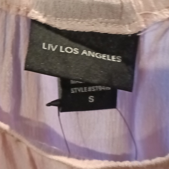 Liv Los Angeles | Tops | Nwt Final Price Liv Los Angeles Pink Ls Blouse ...